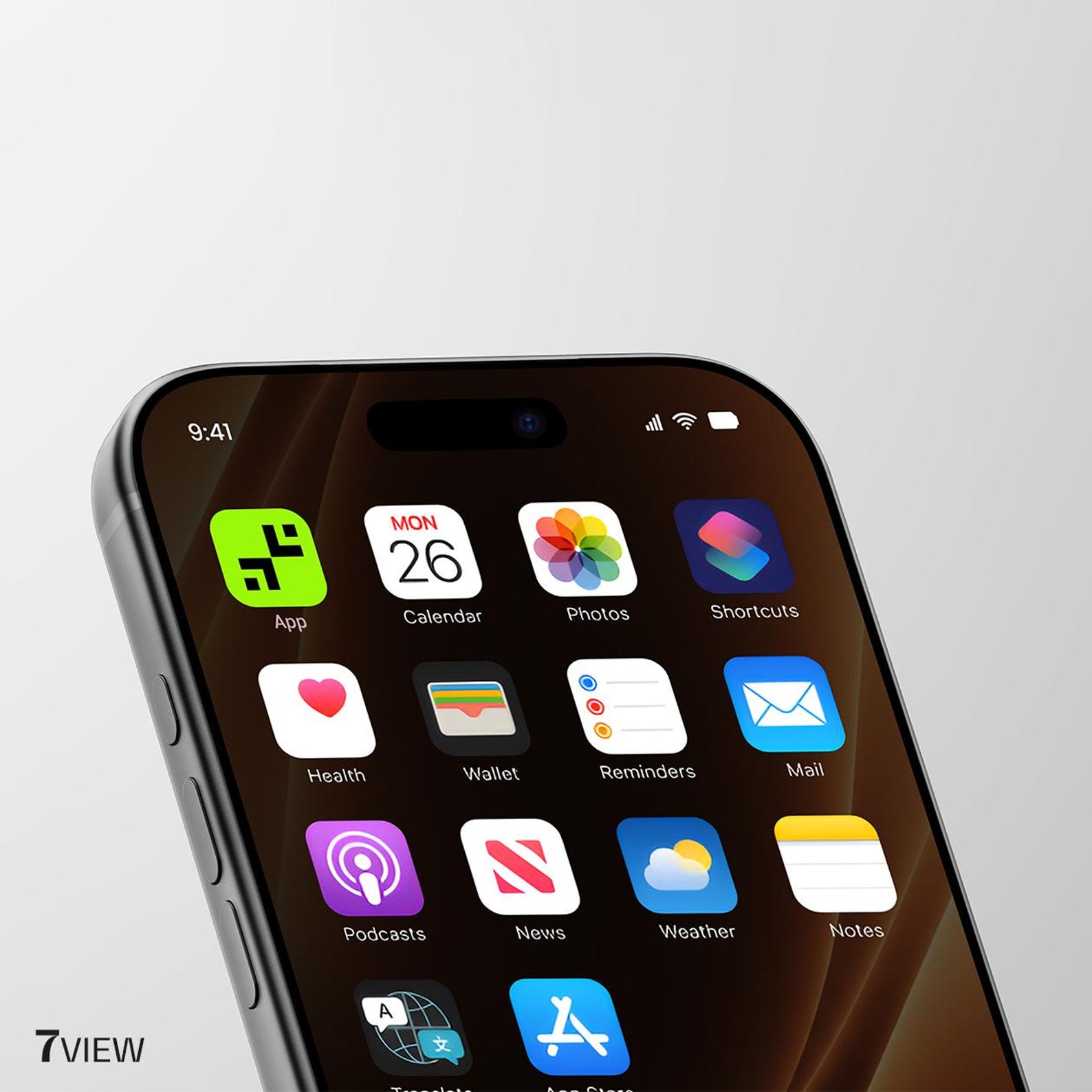 IPhone Close-up Screen Mockup PSD | Realistic Mobile Display View ...