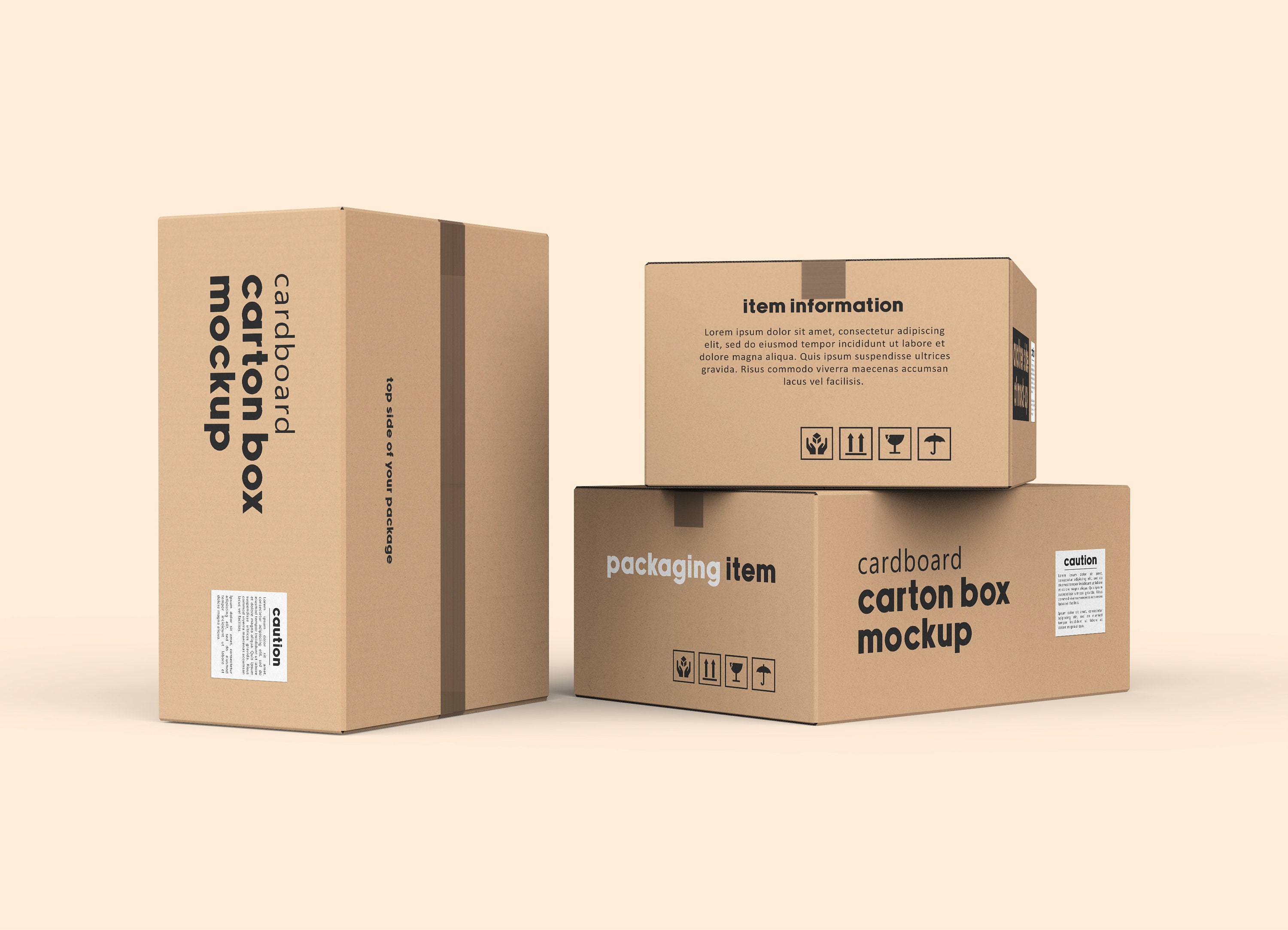 Rectangle Carton Box Mockup - Etsy