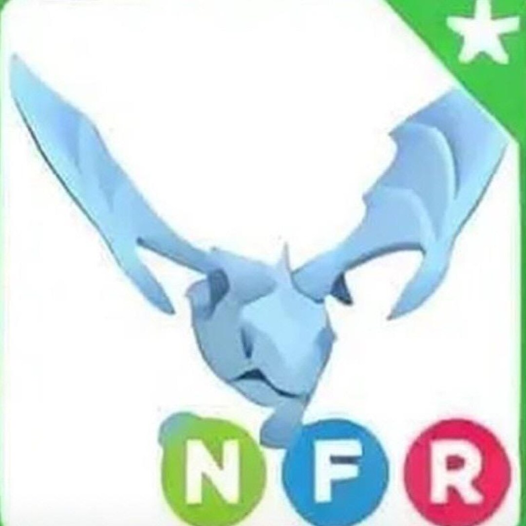 Adopt Me NFR Frost Dragon - Etsy