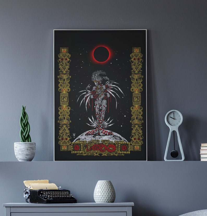 Shaman Lost Tribes of the Moon Poster , Dark and Mystic Design ...