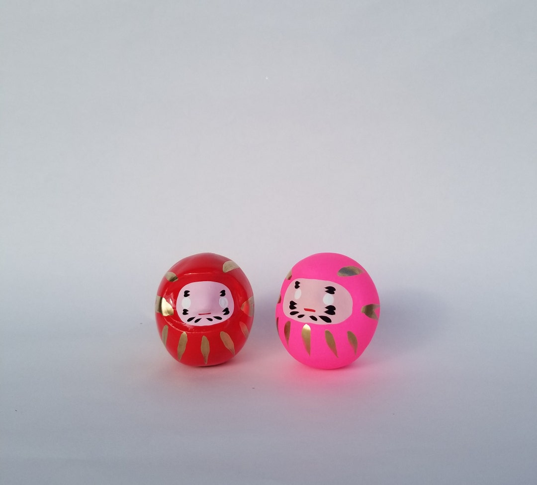 Mini Cute Daruma Doll - Etsy