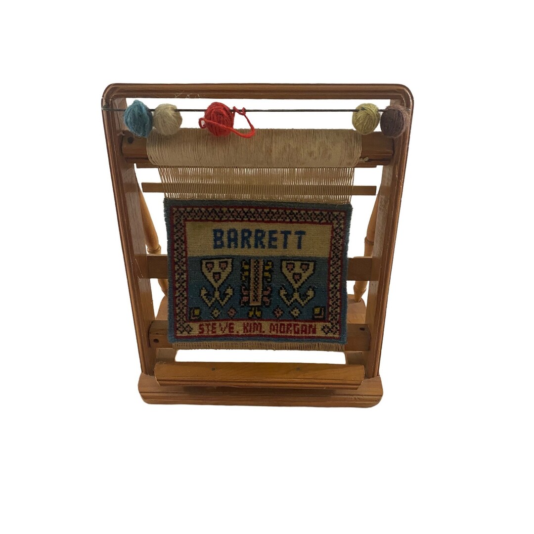 Small Vintage Weaving Loom Model 1950's Est Collectors Model Piece - Etsy