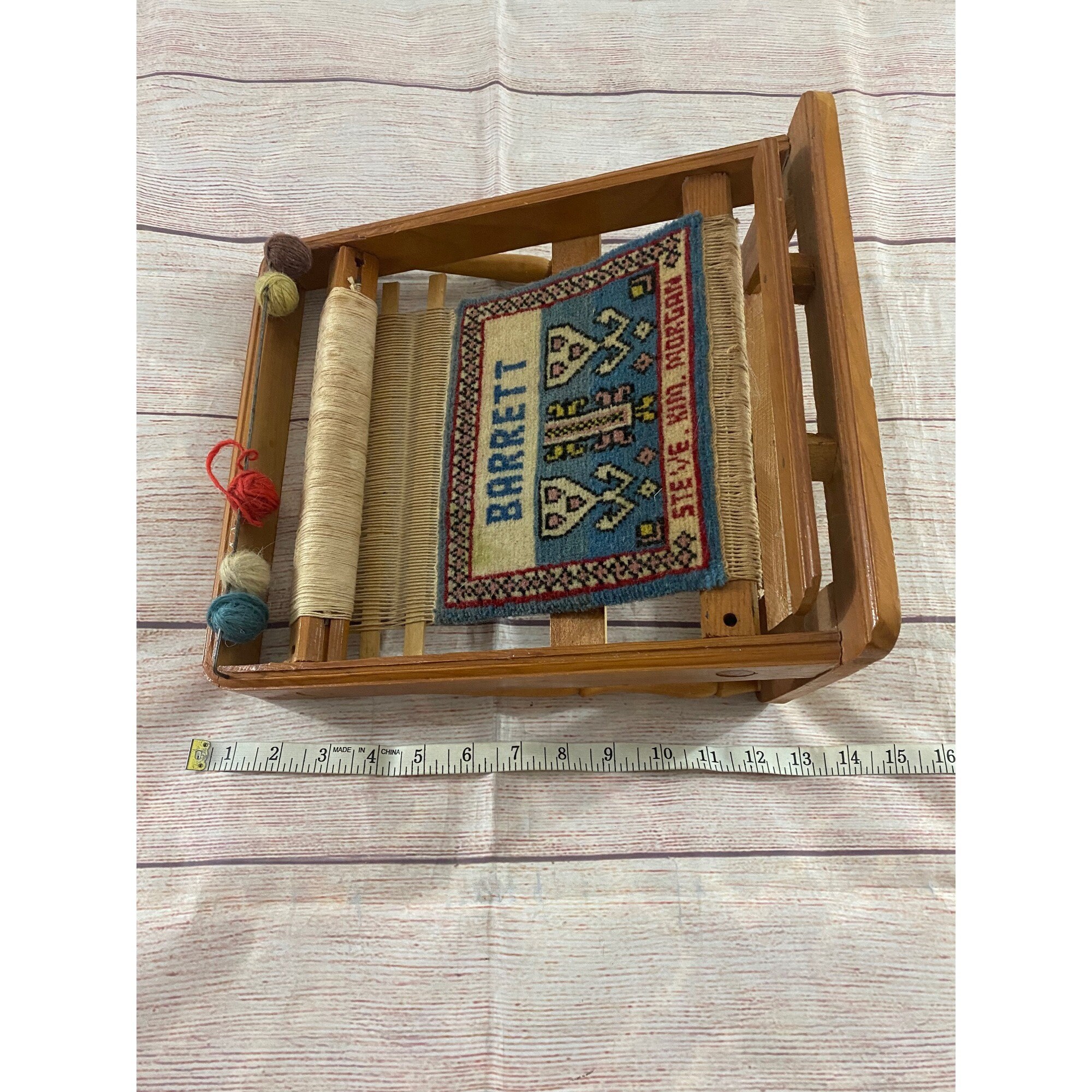 Small Vintage Weaving Loom Model 1950's Est Collectors Model Piece - Etsy