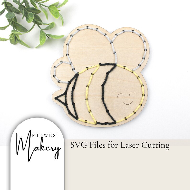 Bumble Bee SVG File for Laser Cutting, Svg File for Glowforge, Kids ...