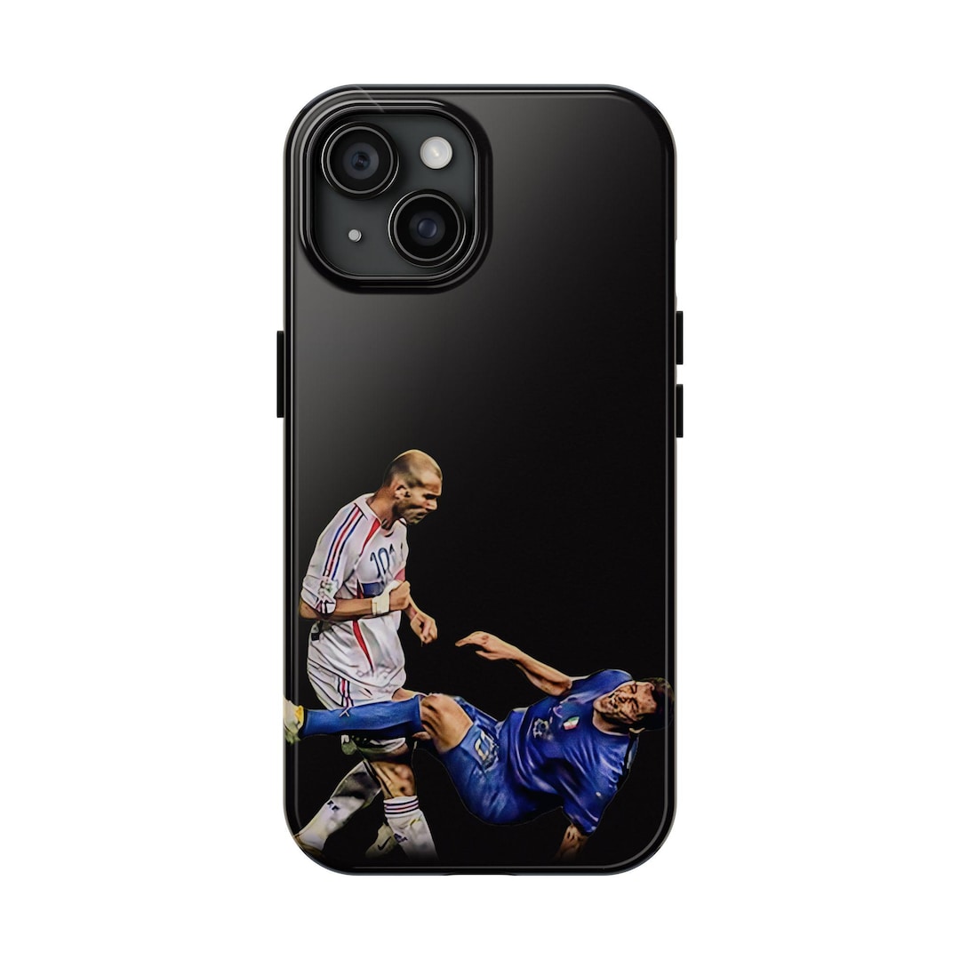 Zidane Inspired Football Soccer Phone Case iPhone 16 15 14 13 12 11 X ...