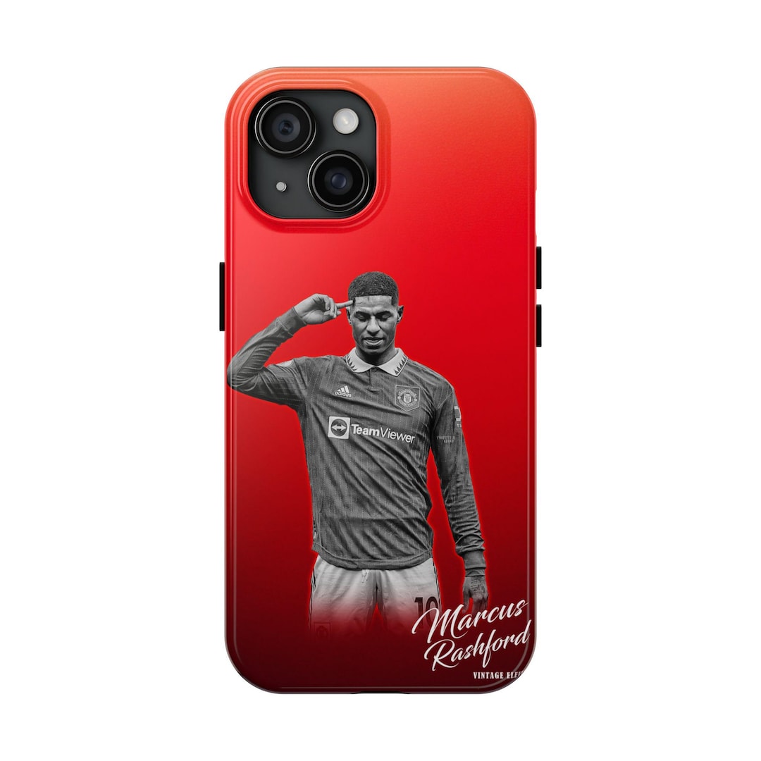 Marcus Rashford Inspired Football Soccer Phone Case iPhone 16 15 14 13 ...