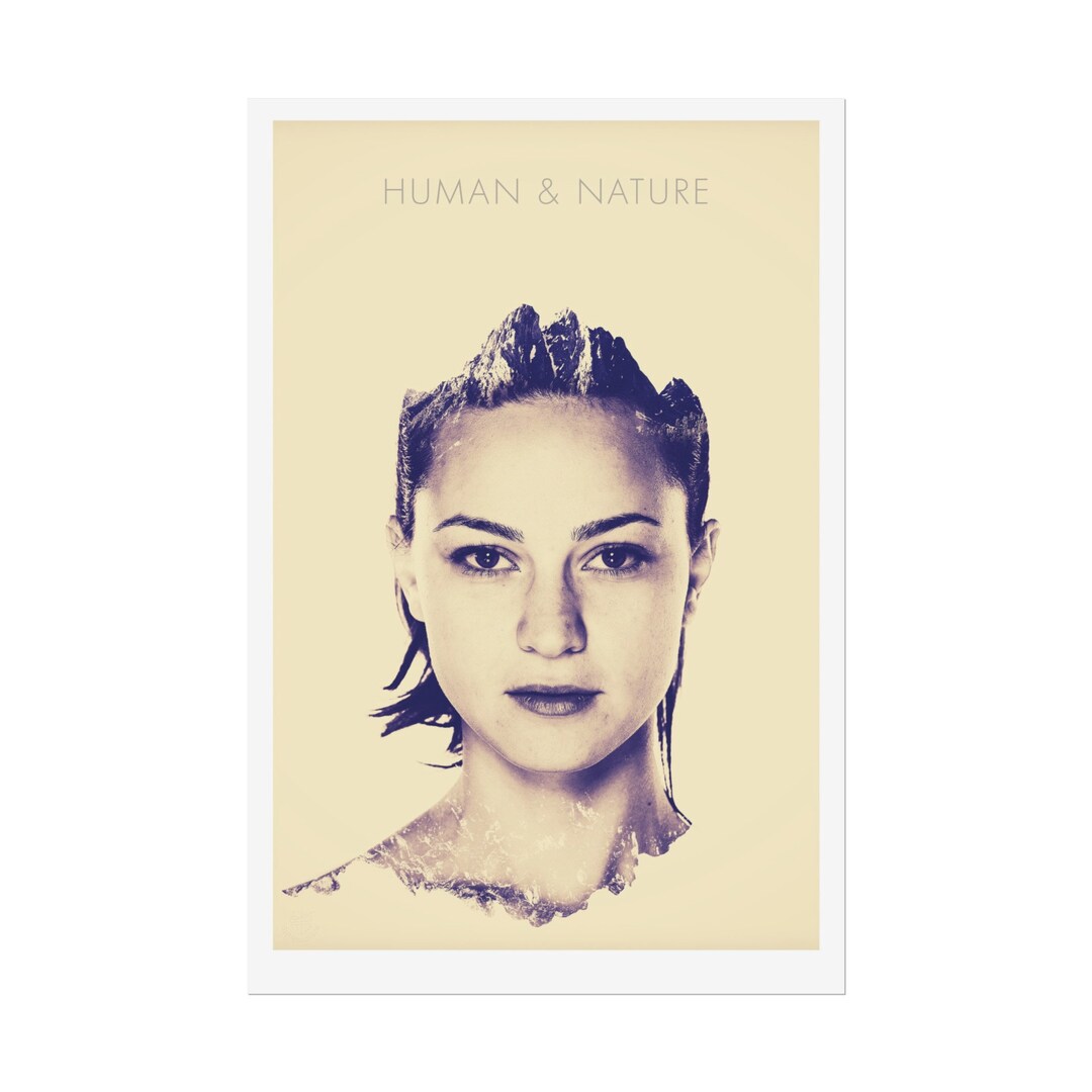 Human & Nature Series Poster. Choose Between 3 Sizes | Home Decor | Art ...