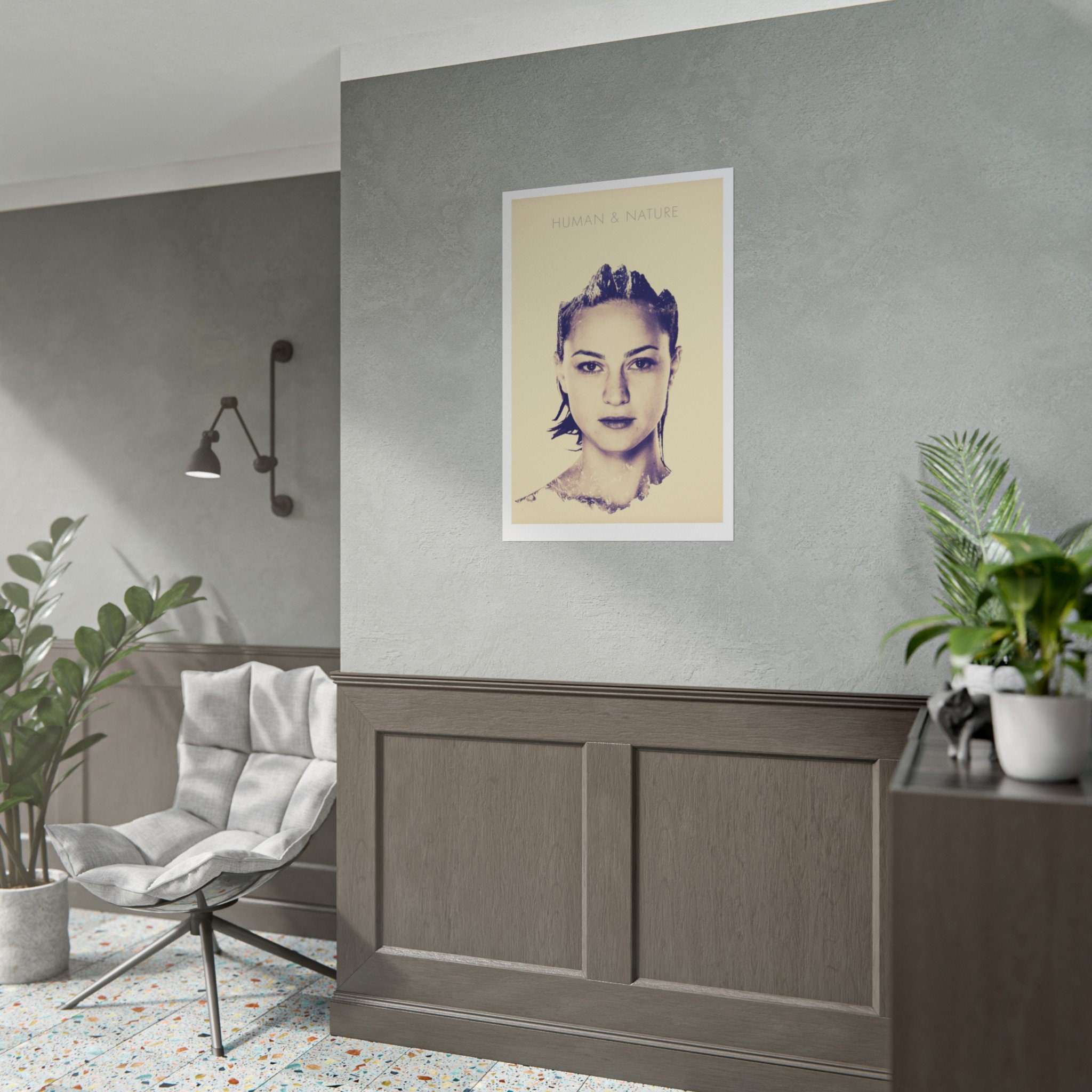 Human & Nature Series Poster. Choose Between 3 Sizes | Home Decor | Art ...