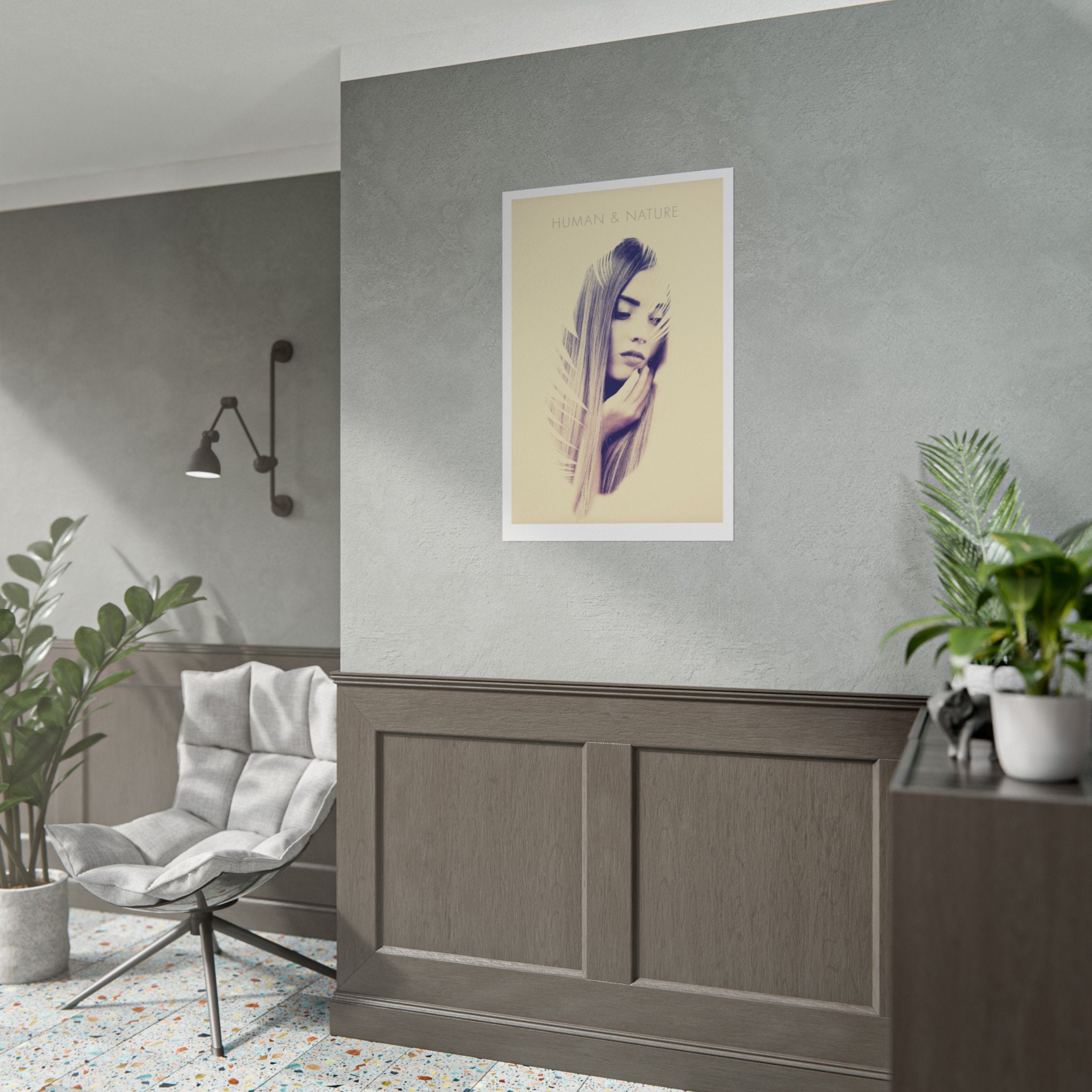 Human & Nature Series Poster. Choose Between 3 Sizes | Home Decor | Art ...