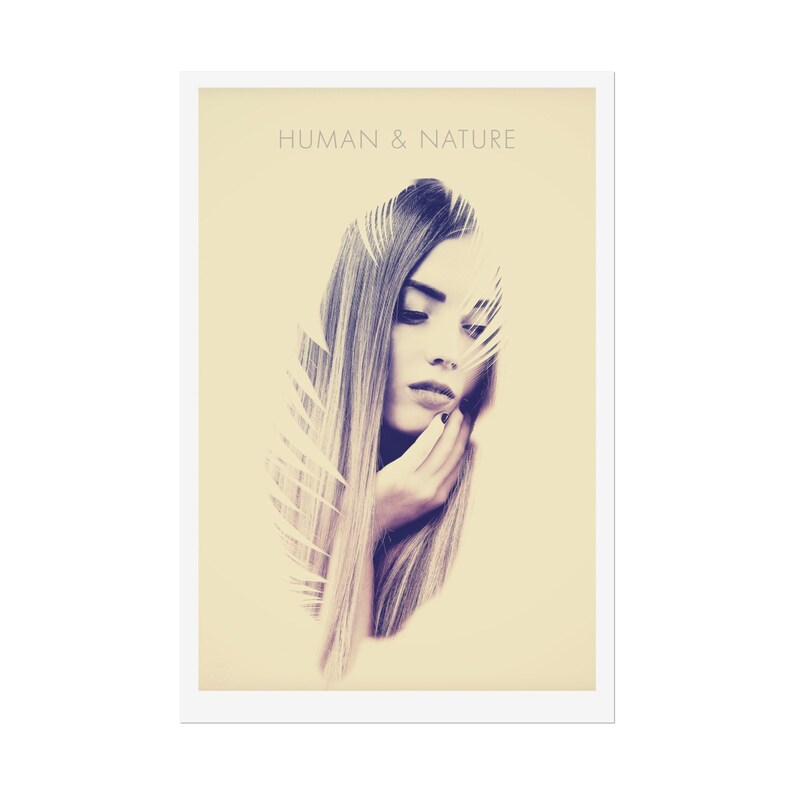 Human & Nature Series Poster. Choose Between 3 Sizes | Home Decor | Art ...