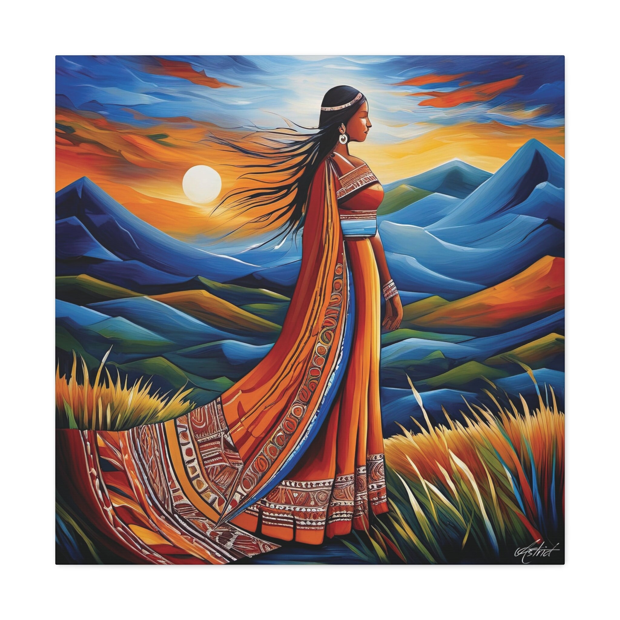 Soul's Canvas Wall Art Modern Canvas Wall Art Visual Wall Art Commercial Wall Art Boho Canvas ...