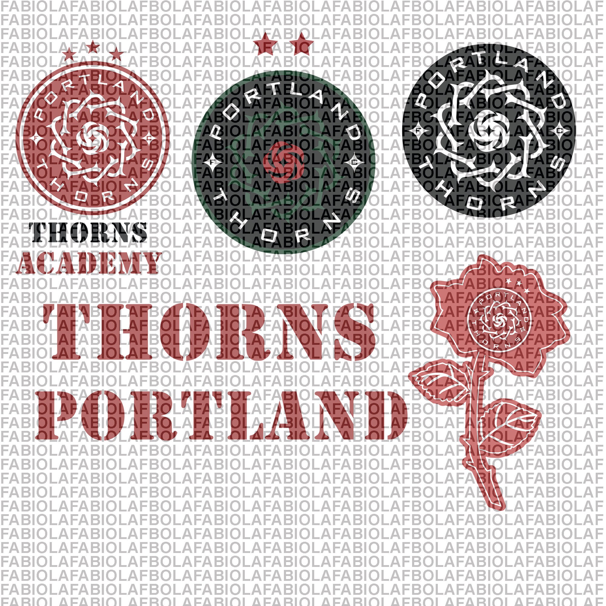 Portland Thorns Svg,thorns Png,thorns Bundle,logo I Cup, Tshirt, Clip ...