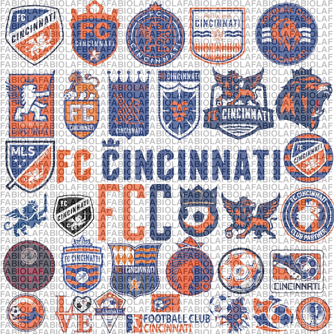 Cincinnati Bundle,cincinnati Svg,cincinnati Soccer Ball and Skyline Fan ...