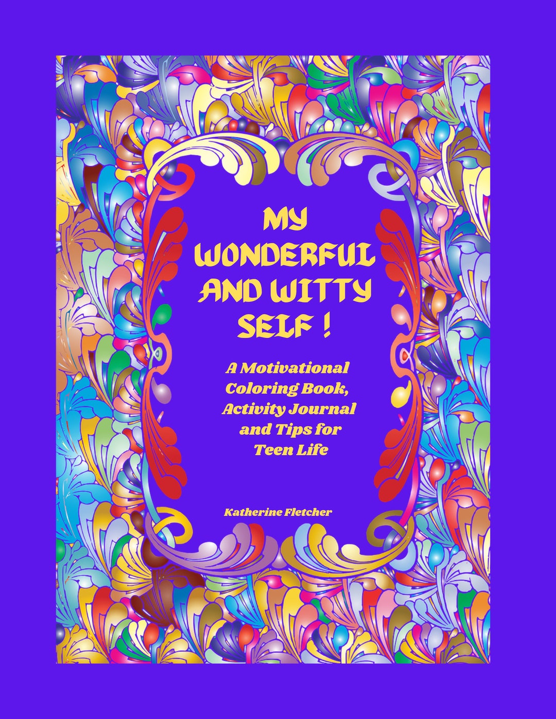 Teen Girls Coloring Book, Affirmations, Emotions and More. My Wonderful ...