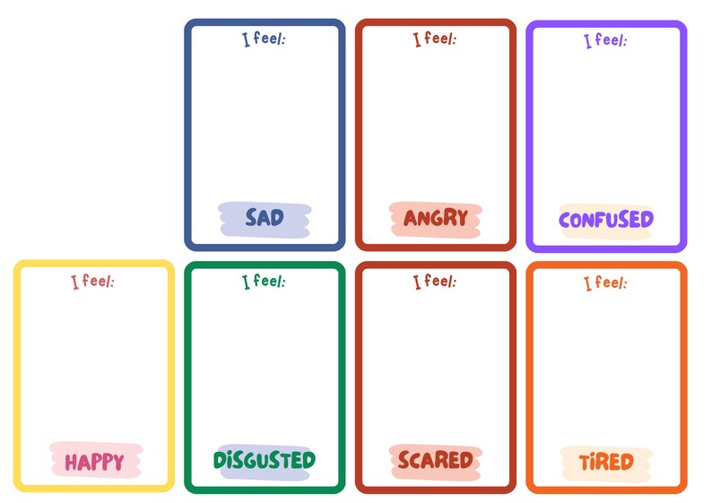 Identifying Emotions Sorting Activity - Etsy