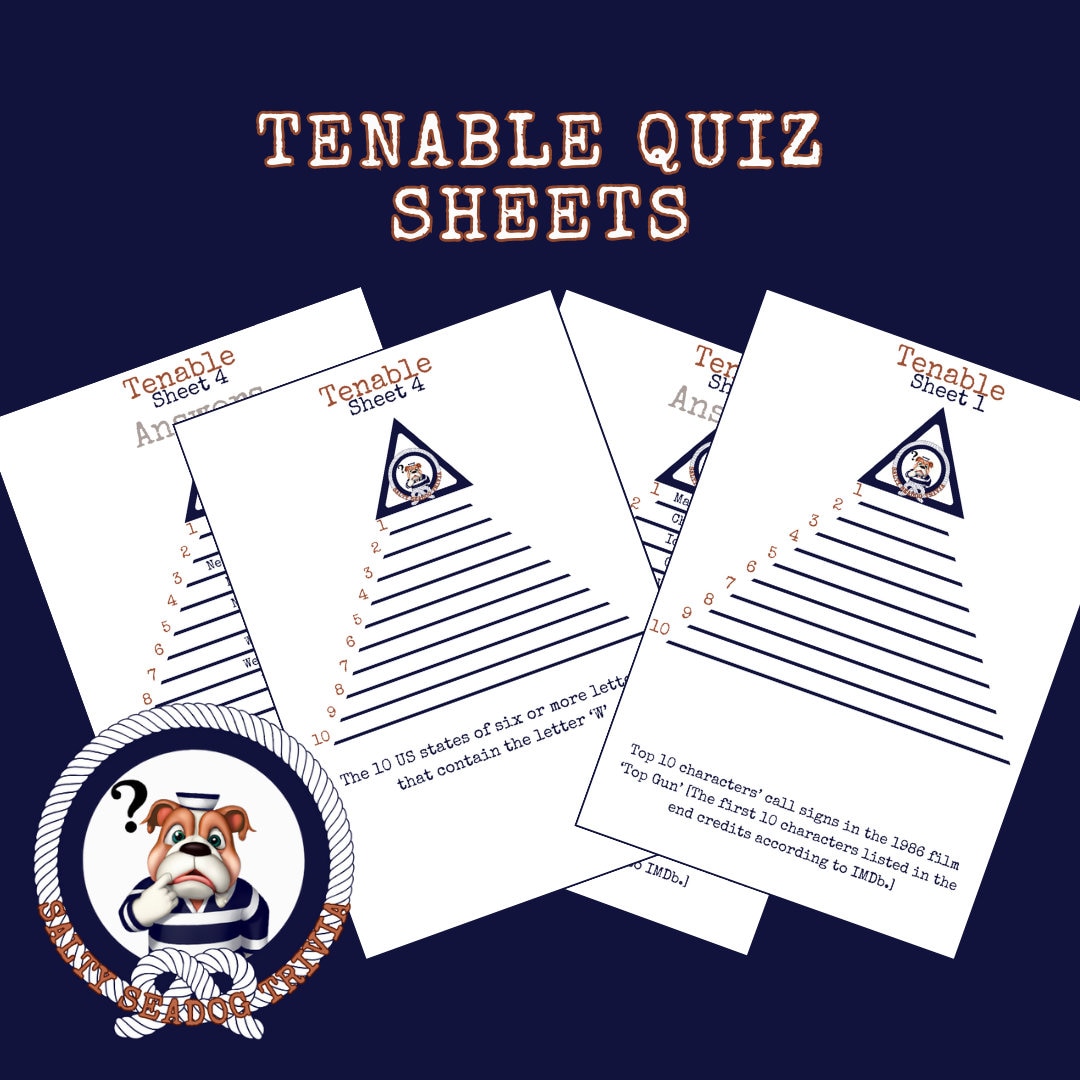 Tenable Style Quiz & Answers (printable) Sheet 2 - Etsy