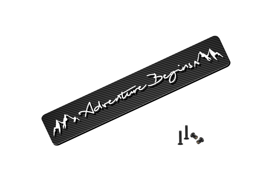 License Plate Delete for Subie WRX STI Adventure Begins Trek Forest ...