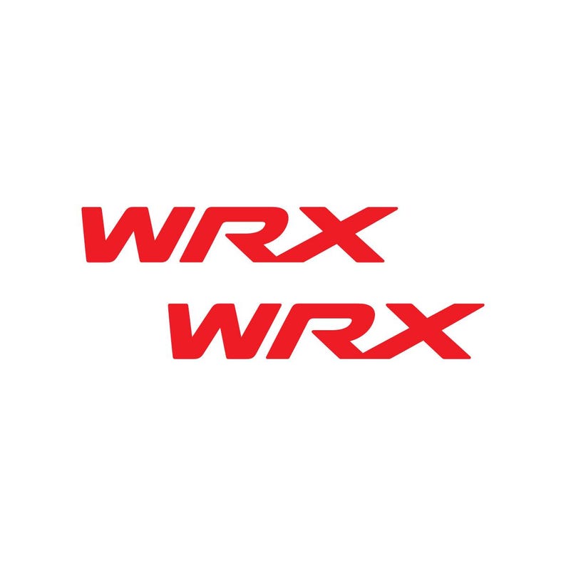 WRX STI Decal for Subie Set of 2 - Etsy