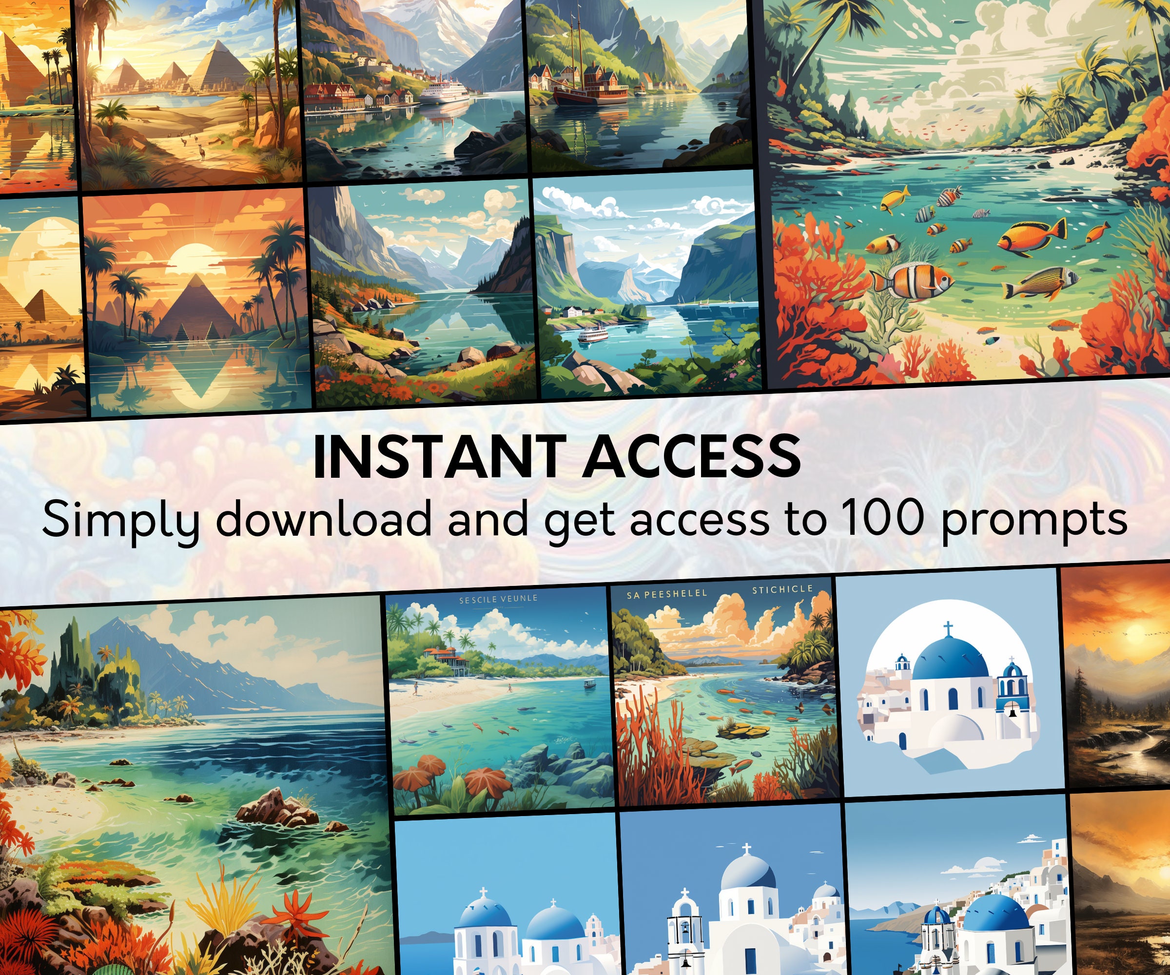 100 Travel Poster Midjourney Prompts, Midjourney Travel Poster Design ...