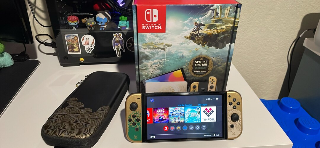 Modded Switch OLED Tears of the Kingdom Edition Instinct - Etsy