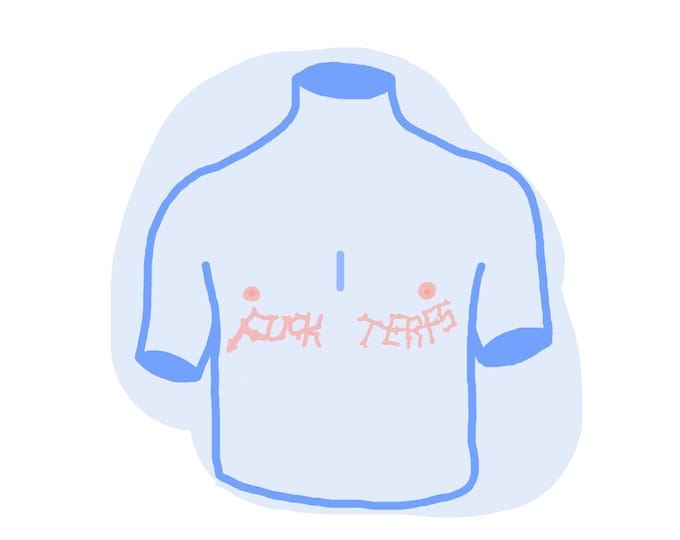 FTM Top Surgery Scar Waterproof Sticker - Etsy