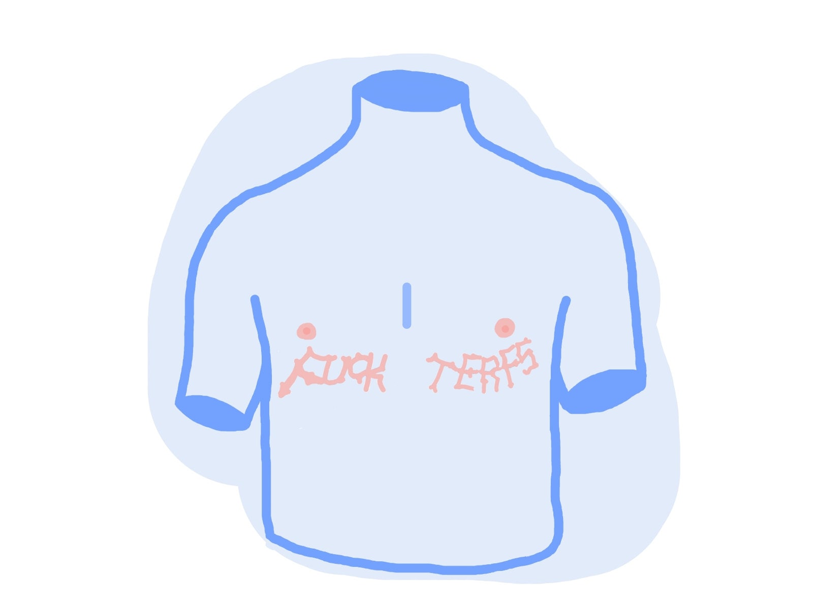 FTM Top Surgery Scar Sticker - Etsy