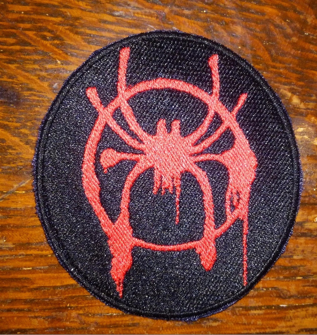Red and Black Spider Patch Version 2 Embroidered Patch - Etsy