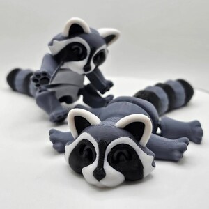 3D Printed Articulated Raccoon - Etsy