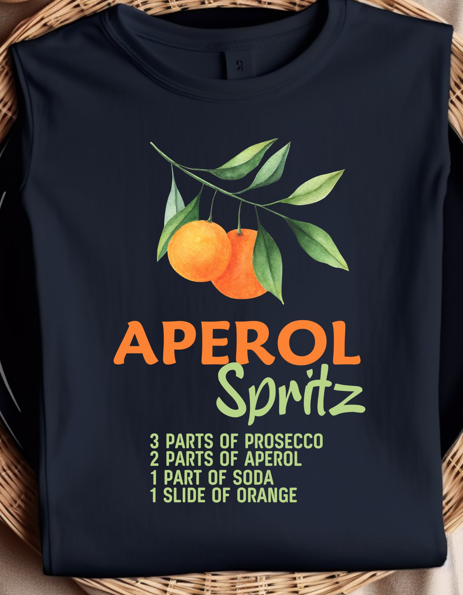 Iron-on Image: Aperol Spritz Recipe to Iron on / Perfect for You on the ...