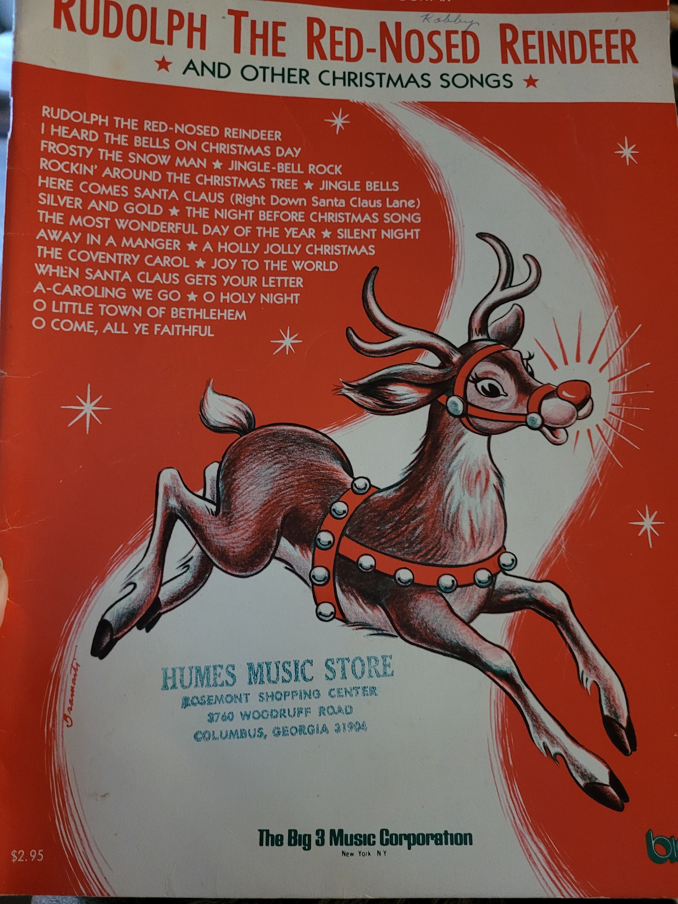 Rudolph the Red Nosed Reindeer and Other Christmas Songs - Etsy