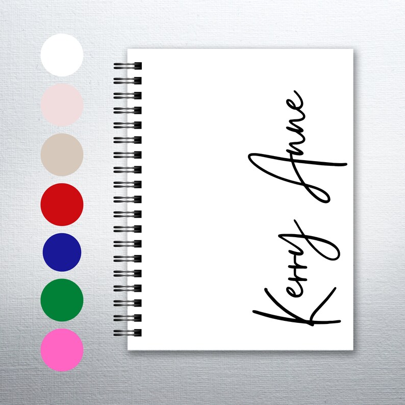 Personalized Customized Colored Notebook Journal Bullet Journal Graph ...