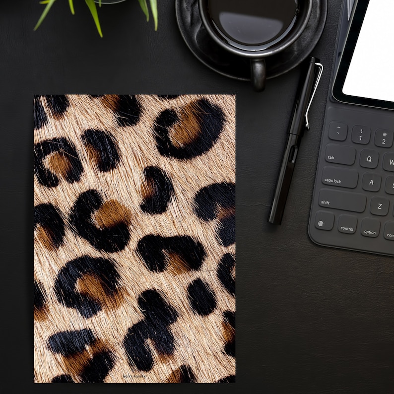 Cheetah Leopard Print Planner Binder Dashboard - Etsy