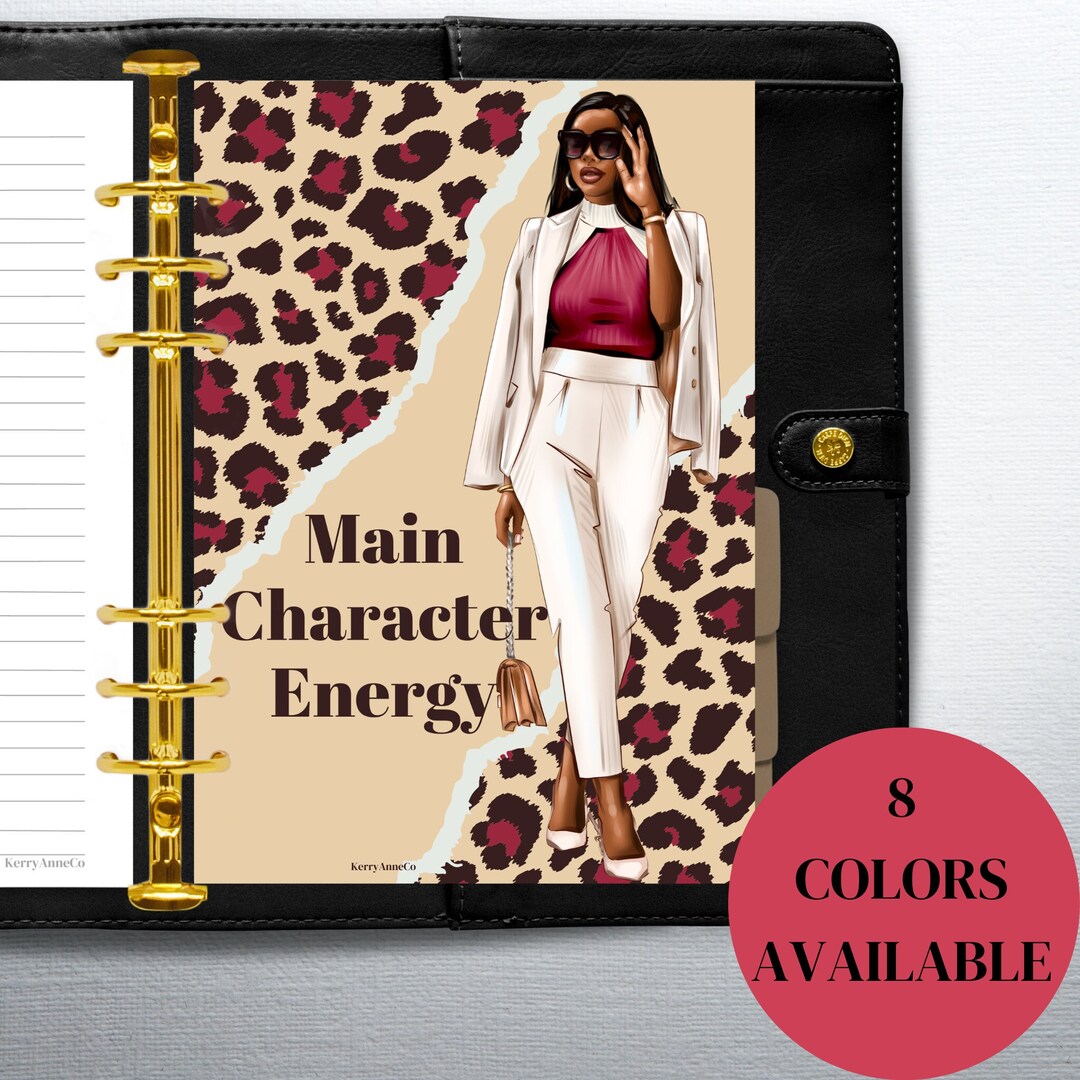 Main Character Energy Planner Binder Dashboard - Etsy