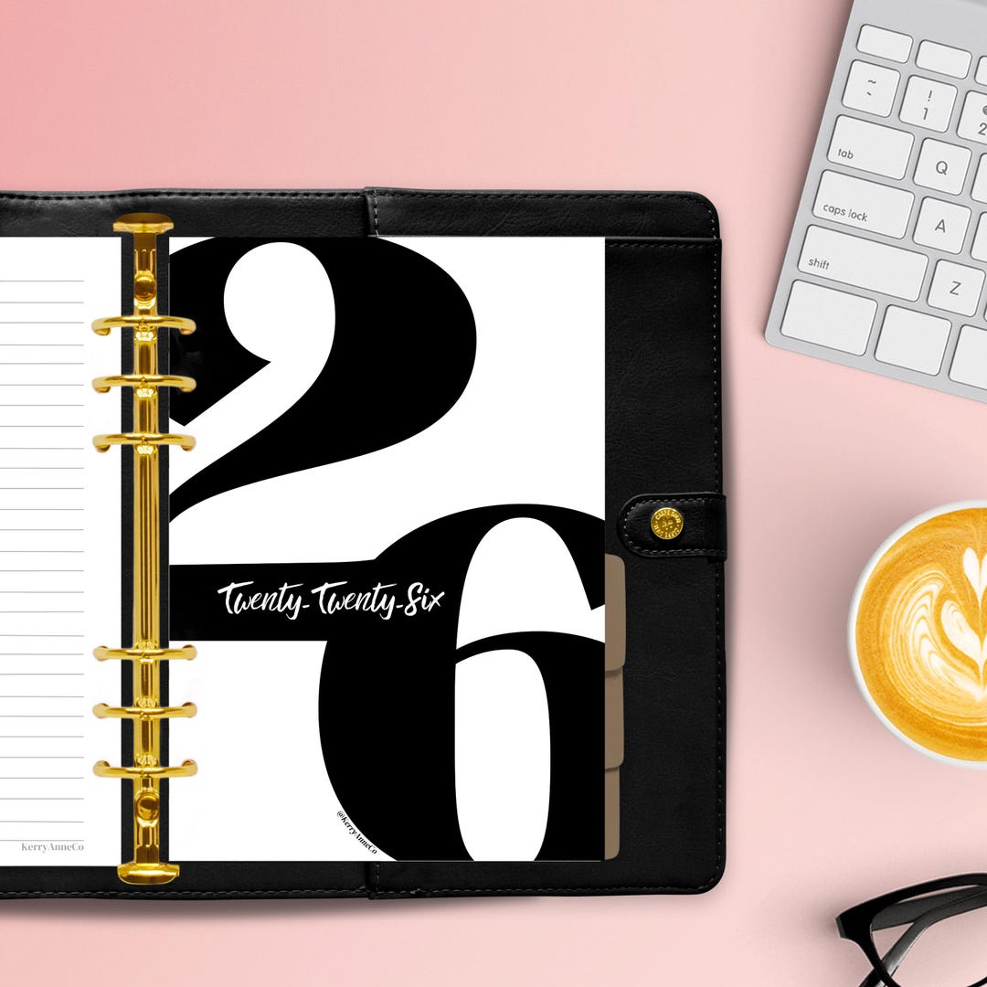 2026 Planner Binder Dashboard - Etsy