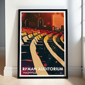 Ryman Auditorium Poster - Stage and Auditorium Decor - Stage and ...