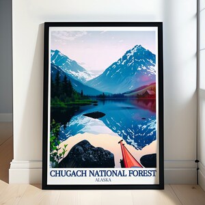 Chugach National Forest Art Posters - Lost Lake Art Collection - Kenai ...