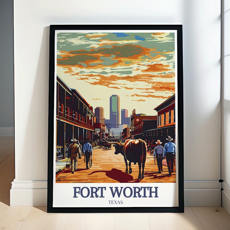 Fort Worth Rodeo Posters - Etsy