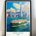 Star Ferry Hong Kong Poster -hong Kong Print -star Ferry Hong Kong ...