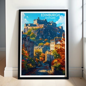 Majestic Edinburgh Castle Posters - Edinburgh Castle Art for Timeless ...