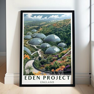 Eden Project Prints - Cornwall Wall Art - Framed Prints of Eden Project ...