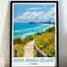 Florida Anna Maria Island Travel Print - Leffis Key Preserve Artwork ...