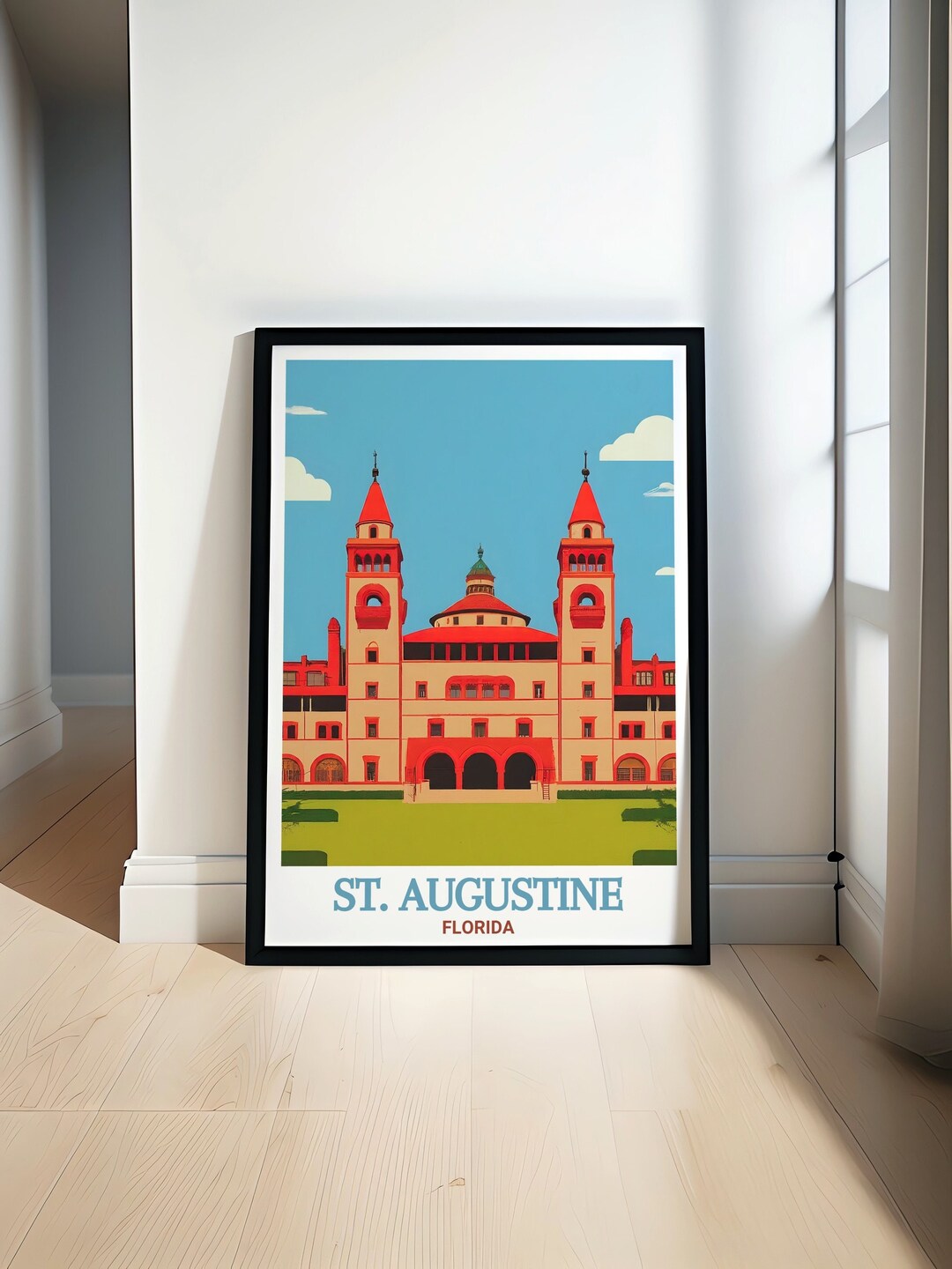 St Augustine Poster - Flagler College Art - St Augustine Decor - St ...