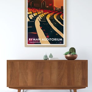 Ryman Auditorium Poster - Stage and Auditorium Decor - Stage and ...