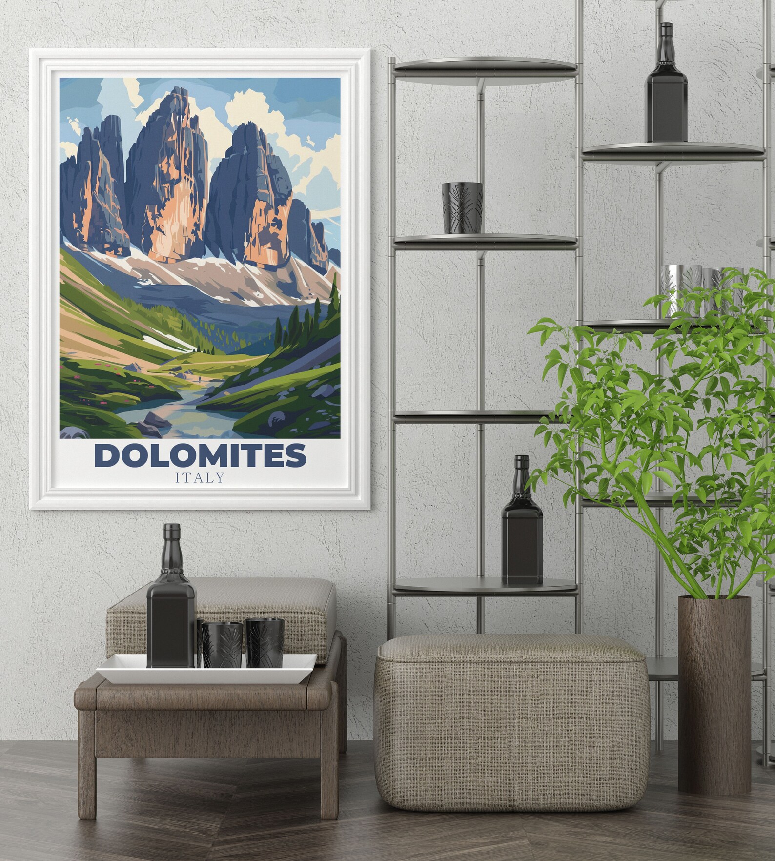 Dolomites Italy Wall Art - Tre Di Lavaredo Poster - Dolomites Print ...