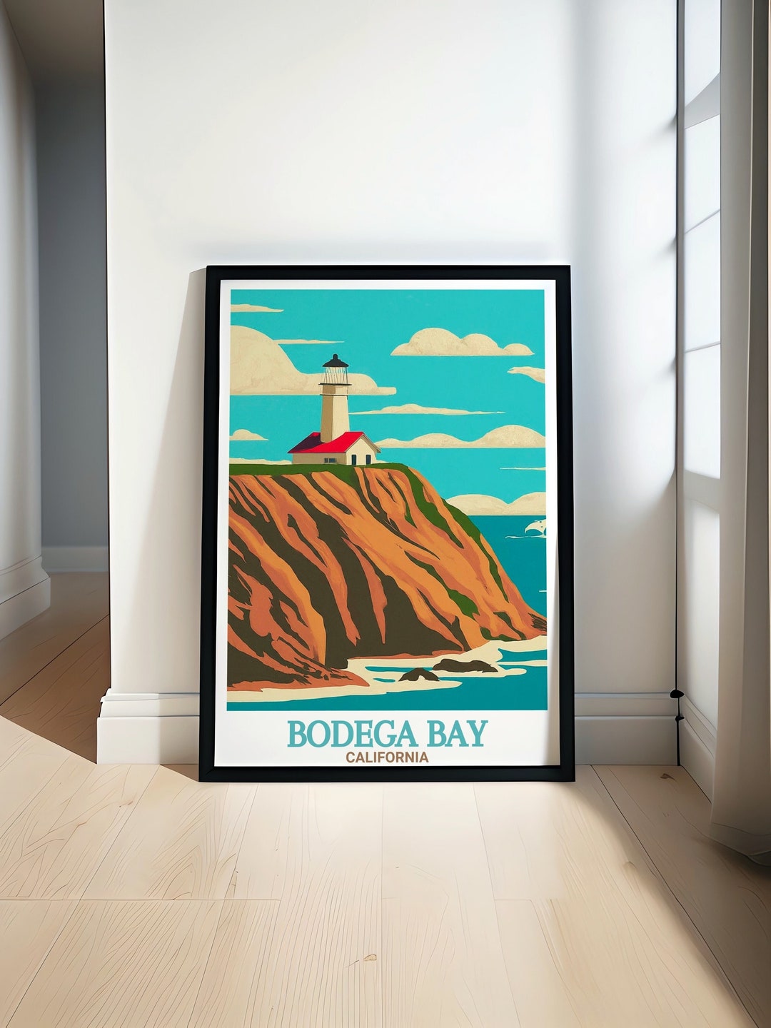 Bodega Bay Travel Posters - Bodega Head Décor - Bodega Bay Wall Art and ...