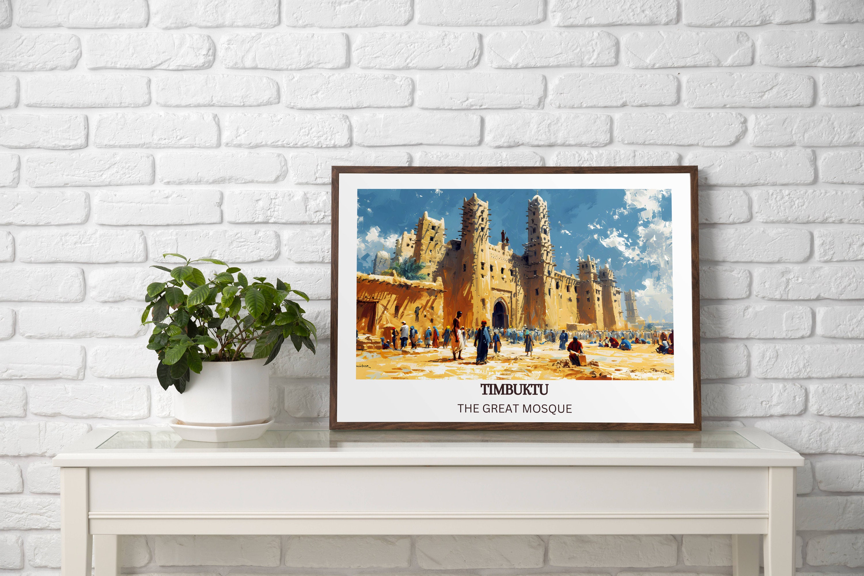 Timbuktu the Great Mosque Djingareyber Mosque Sidi Yahia Mosque Great ...