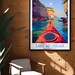 Lake Michigan Travel Poster pictured Rocks National Lakeshore Art ...