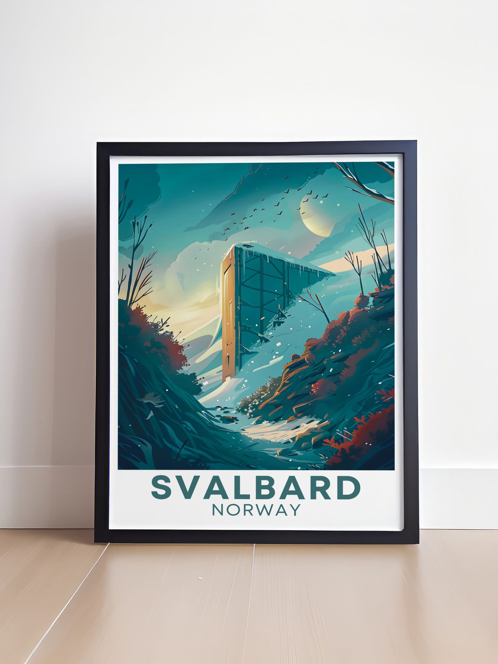 Svalbard Wall Art - Svalbard Poster - Svalbard Gift - Svalbard Framed ...