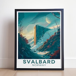 Svalbard Wall Art - Svalbard Poster - Svalbard Gift - Svalbard Framed ...