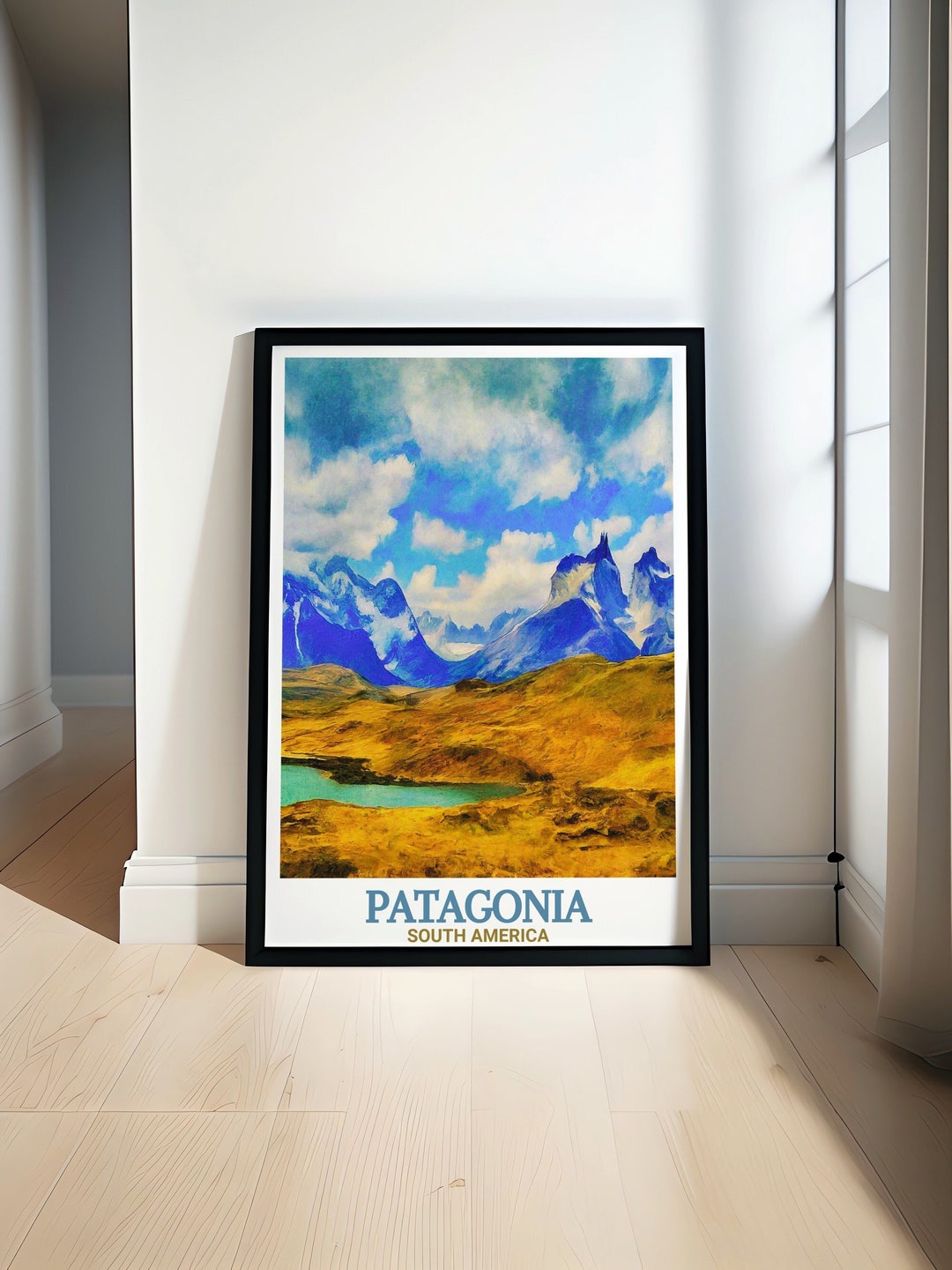 Patagonia Travel Print - Torres Del Paine National Park Art Prints ...
